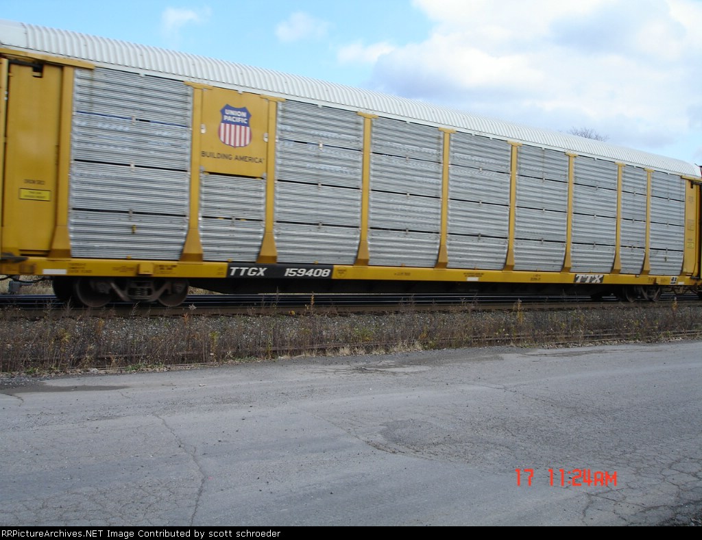 UP 159408 (TTGX) Autorack WB